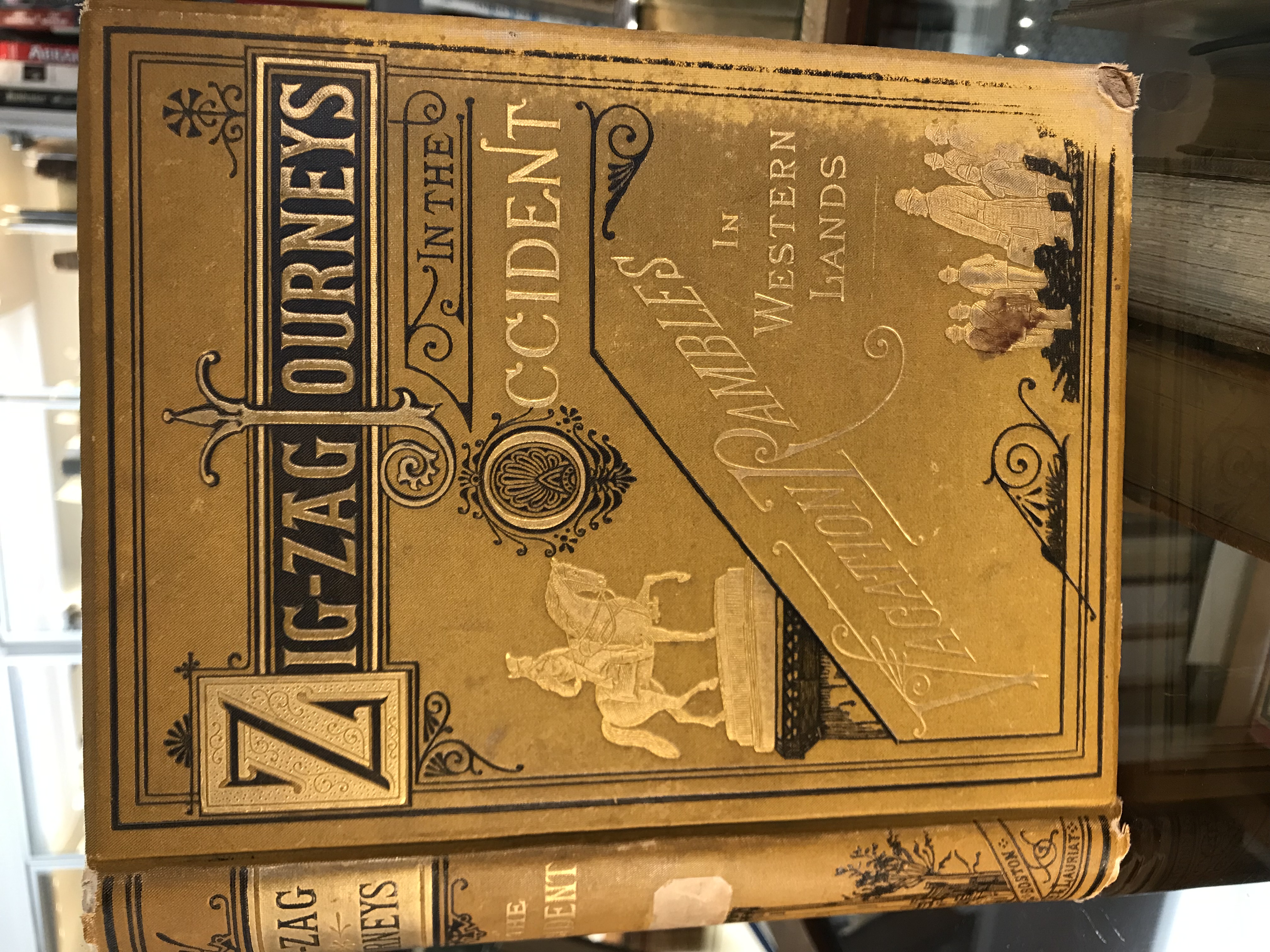 Zig-Zag Journeys in the Occident by Hezekiah Butterworth: Fair Hardcover (1883) | Barrow Bookstore