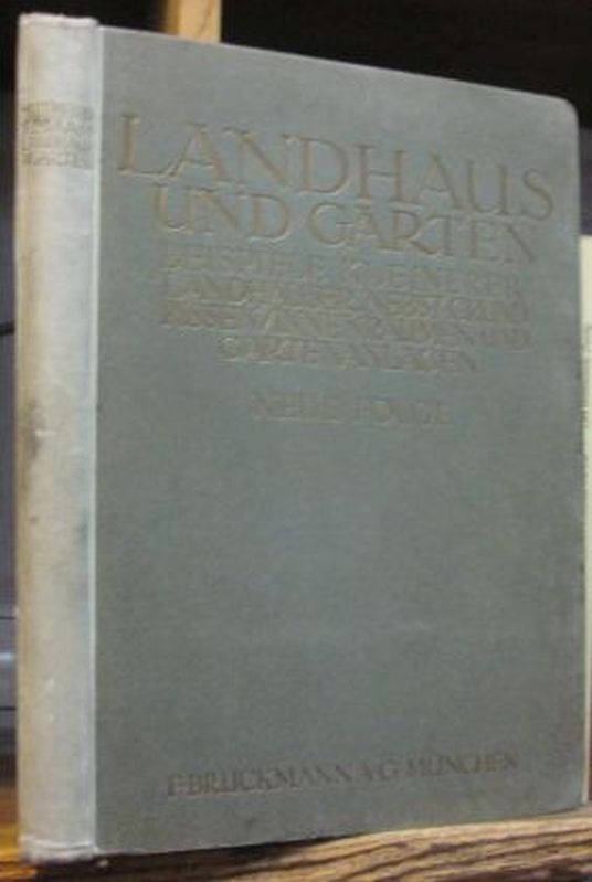 Landhaus und Garten. Beispiele kleinerer Landhäuser nebst Grundrissen ...