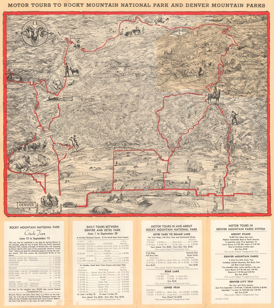 Motor Tours to Rocky Mountain National Park and Denver Mountain Parks ...