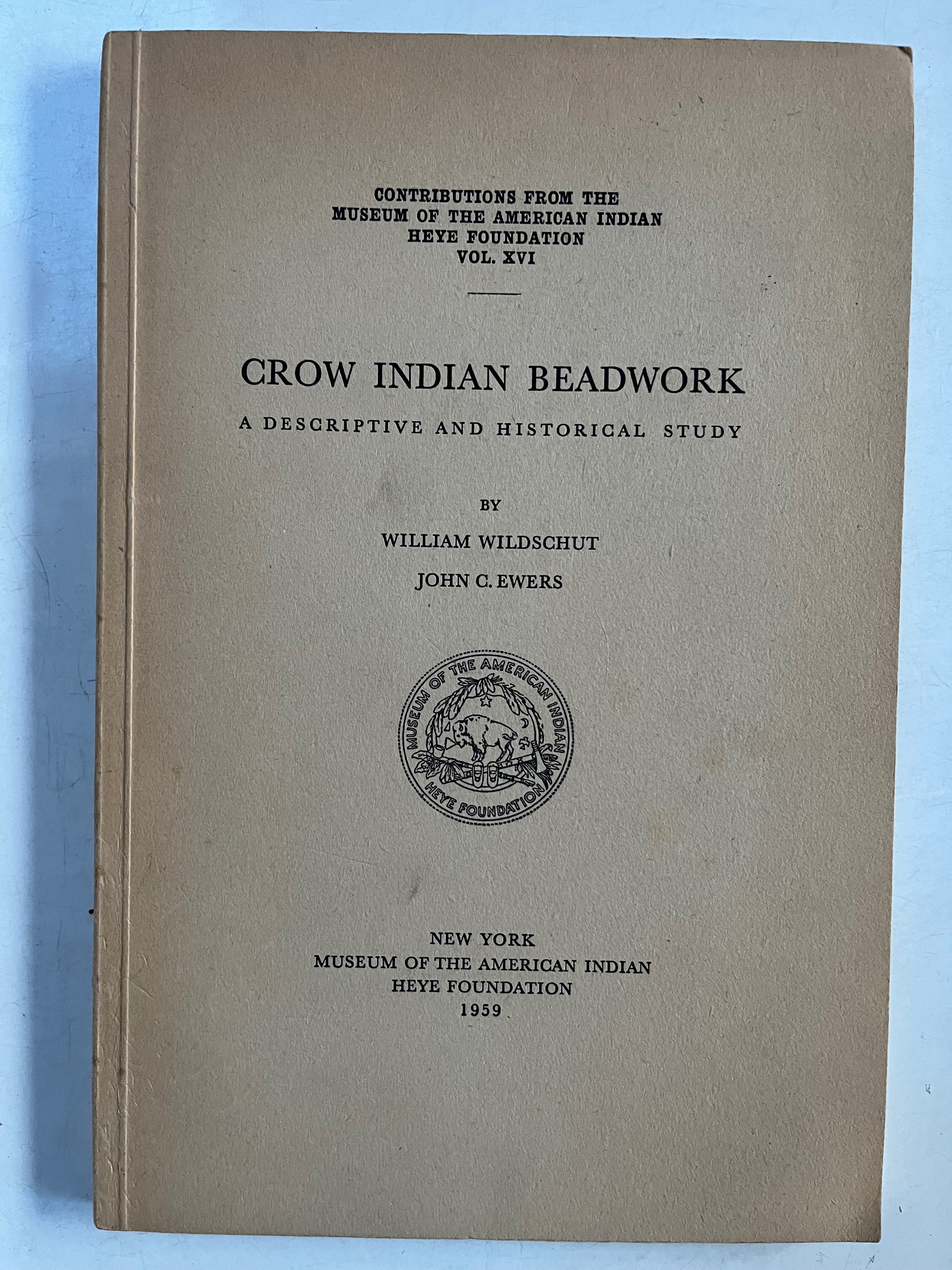Crow Indian beadwork : a descriptive and historical study by William ...