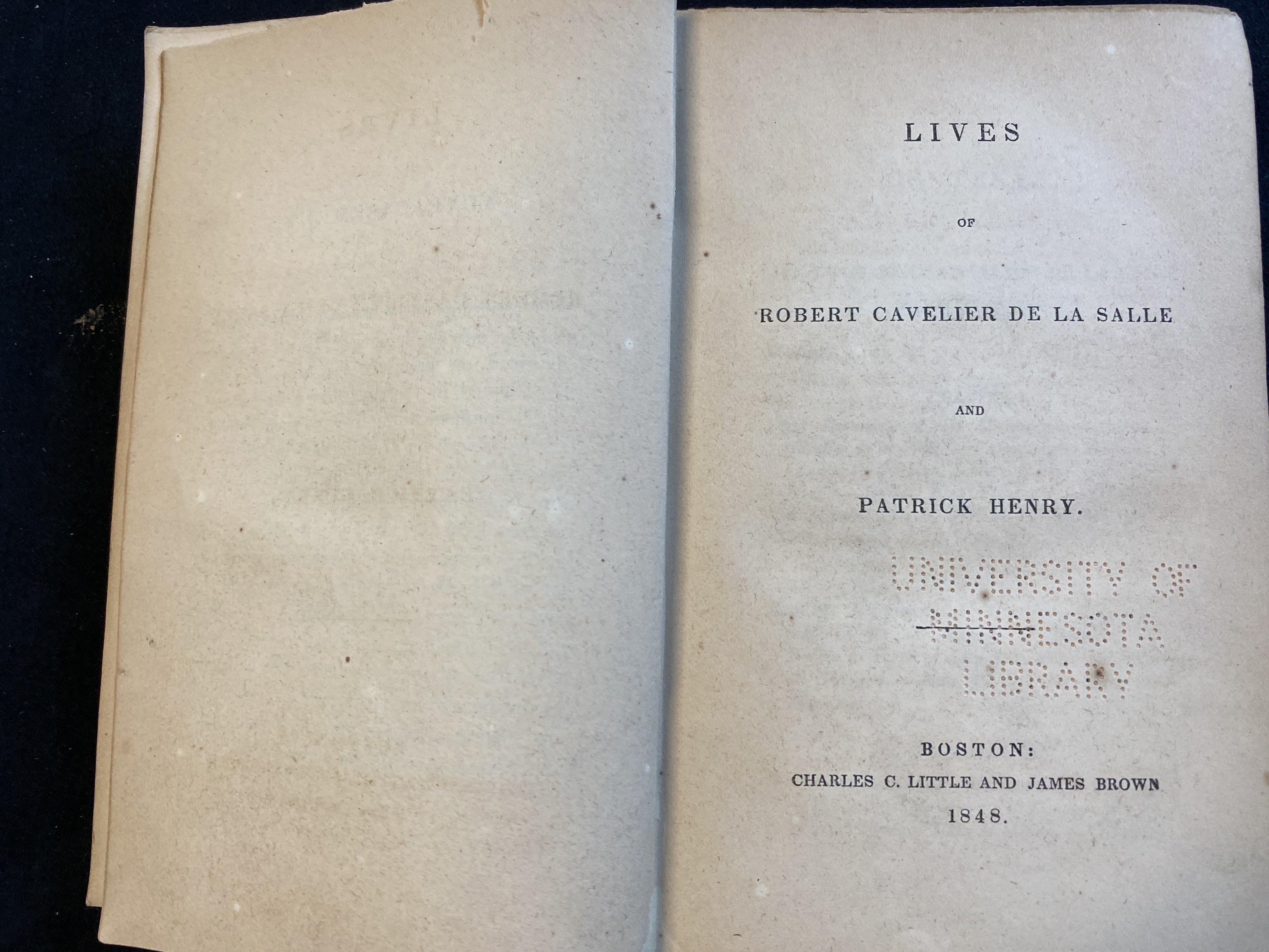 The Library of American Biography. Second Series Vol. I. Lives of ...