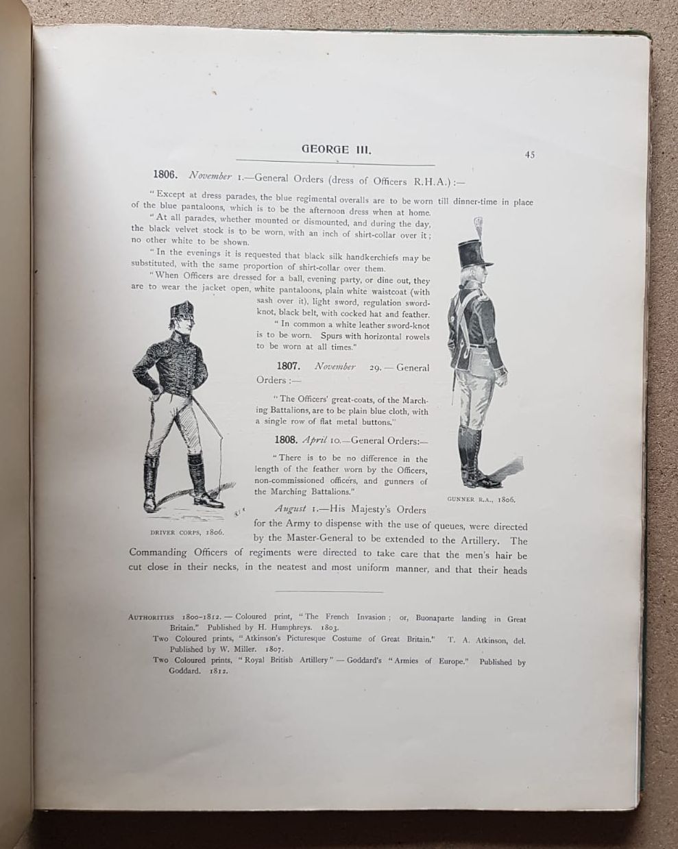 The History of the Dress of the Royal Regiment of Artillery, 1625 ...