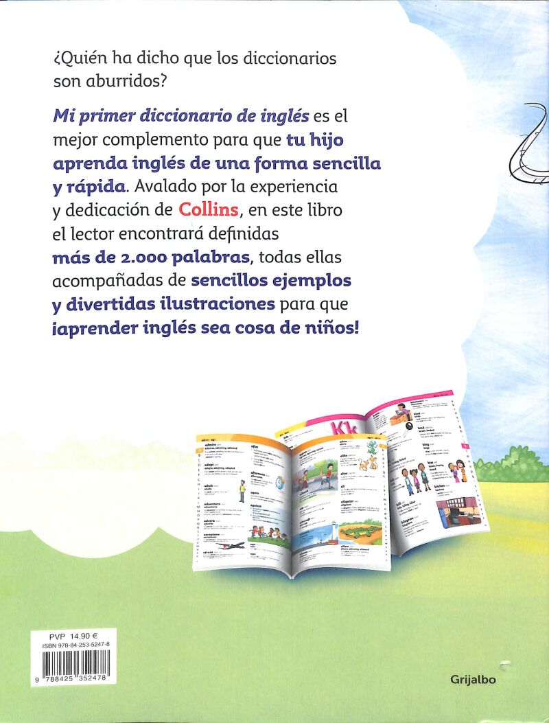 Mi Primer Diccionario De Inglés (Mi Primer Collins): Para Leer ...
