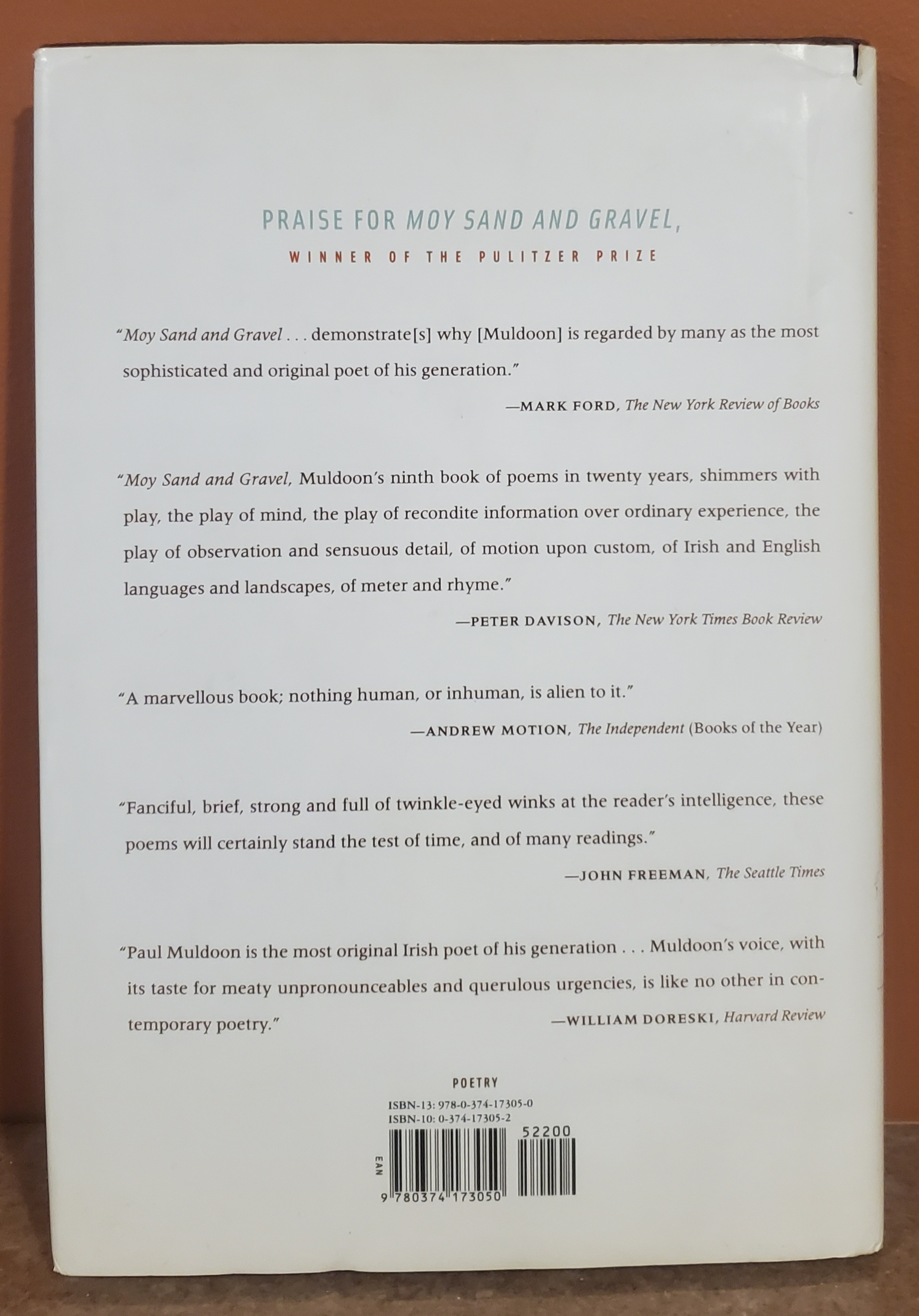 Horse Latitudes: Poems by Muldoon, Paul: Good Hardcover (2006) 1st ...