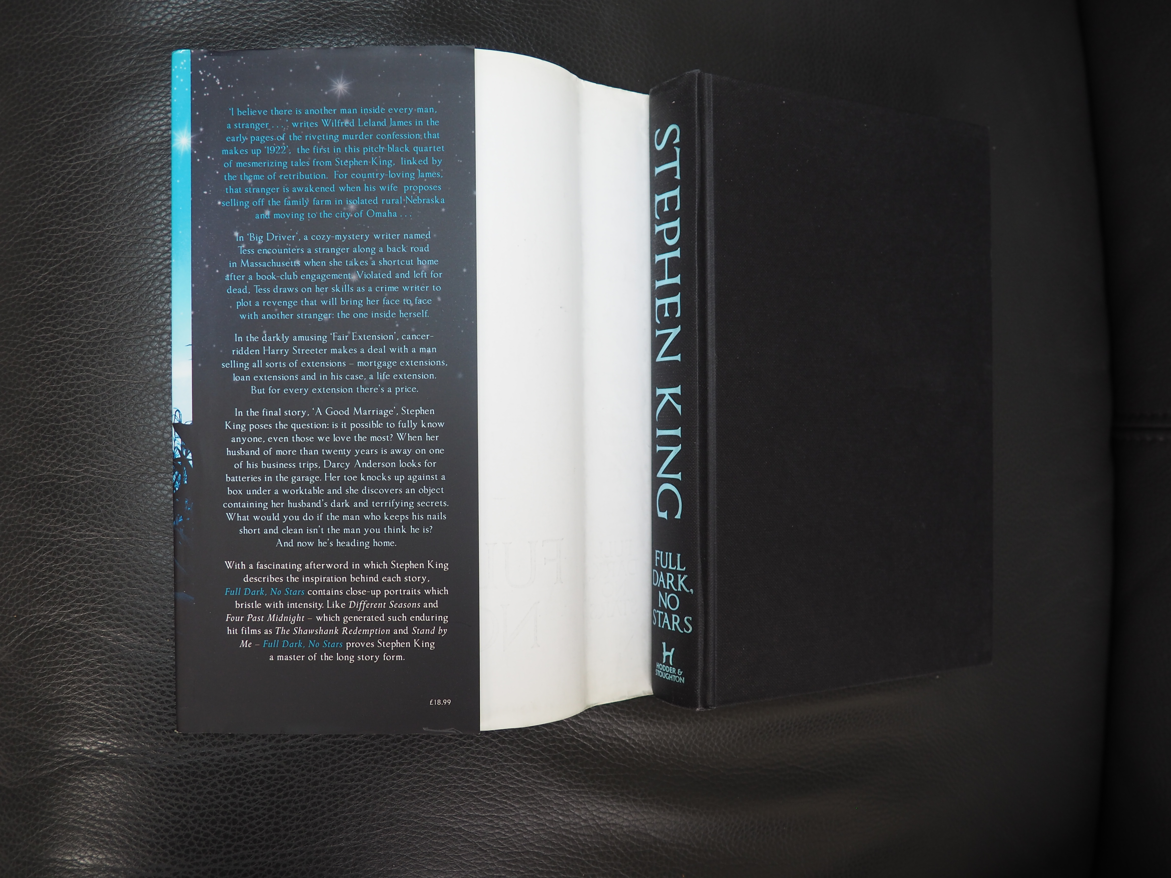 FULL DARK, NO STARS by STEPHEN KING: Fine to Near Fine Hardcover (2010 ...