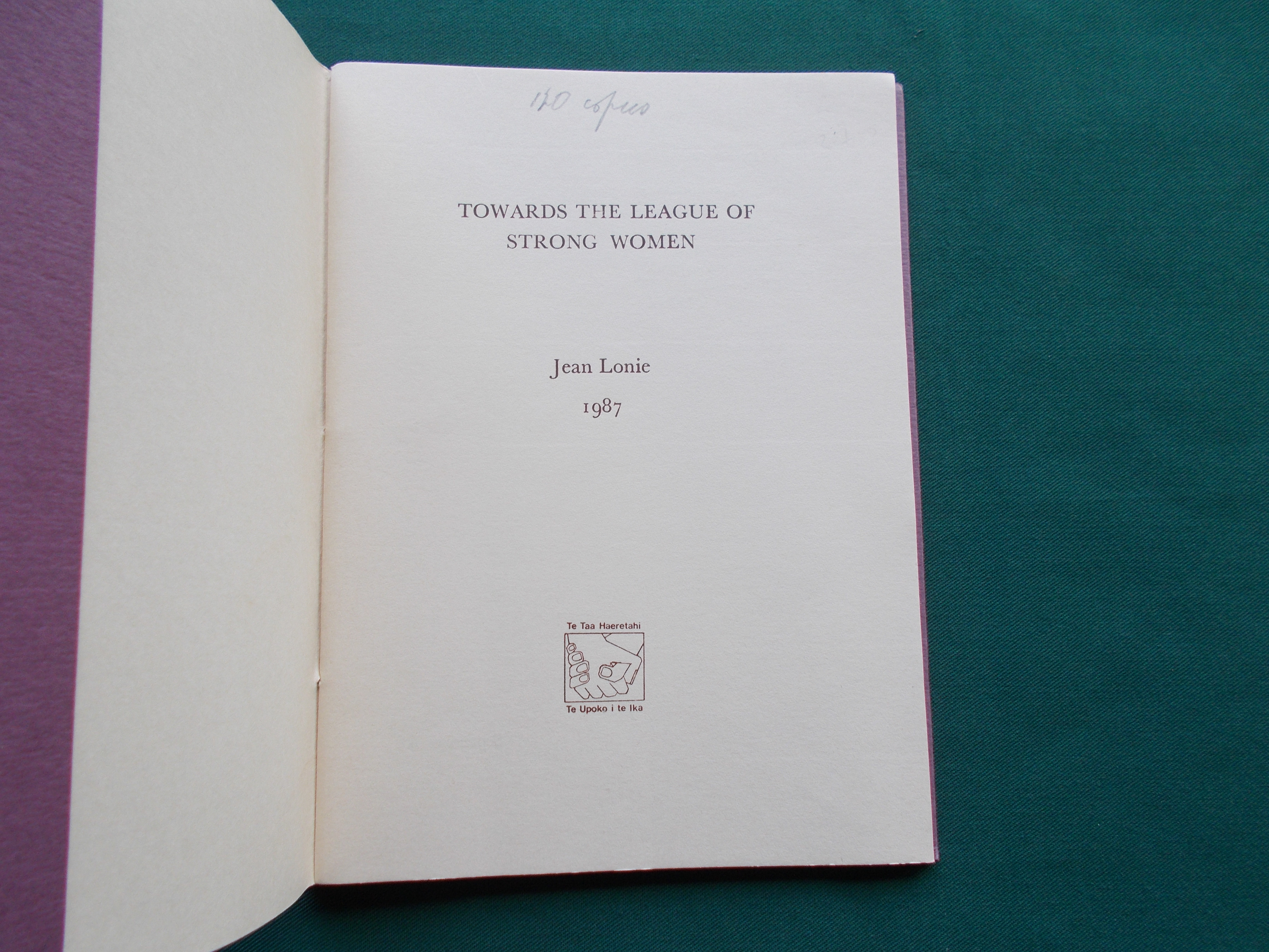 Towards the League of Strong Women by Lonie Jean: Very Good Softcover ...