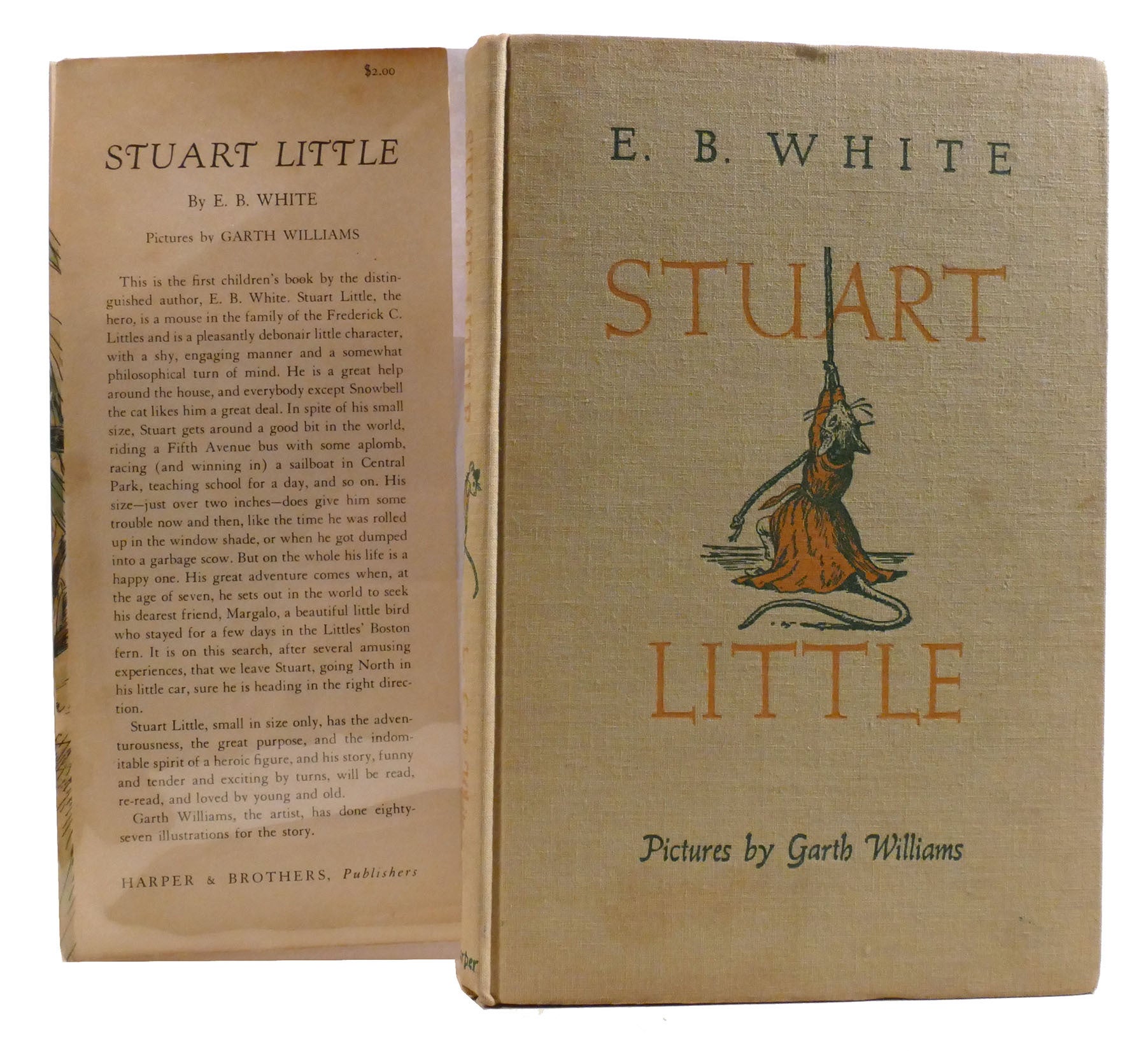 STUART LITTLE by E. B. White: Hardcover (1945) First Edition; First ...