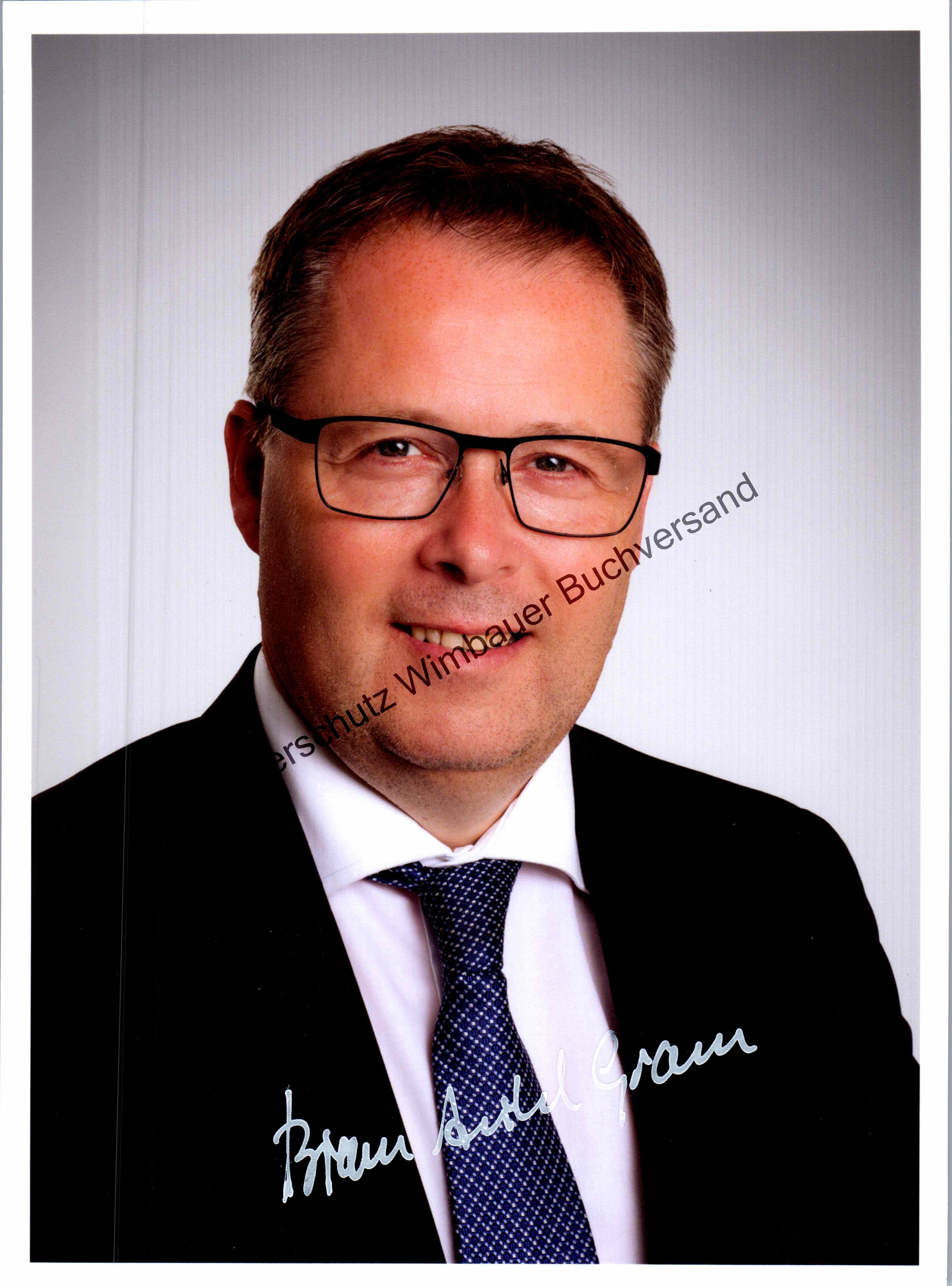 Original Autogramm Bjørn Arild Gram Verteidigungsminister Norwegen ...