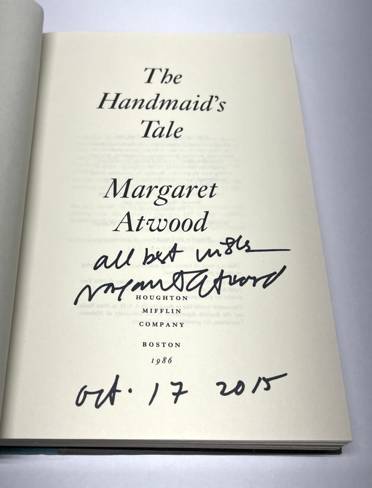 - Signed Copy - The Handmaid's Tale - US 1st / 1st Custom Aftermarket ...