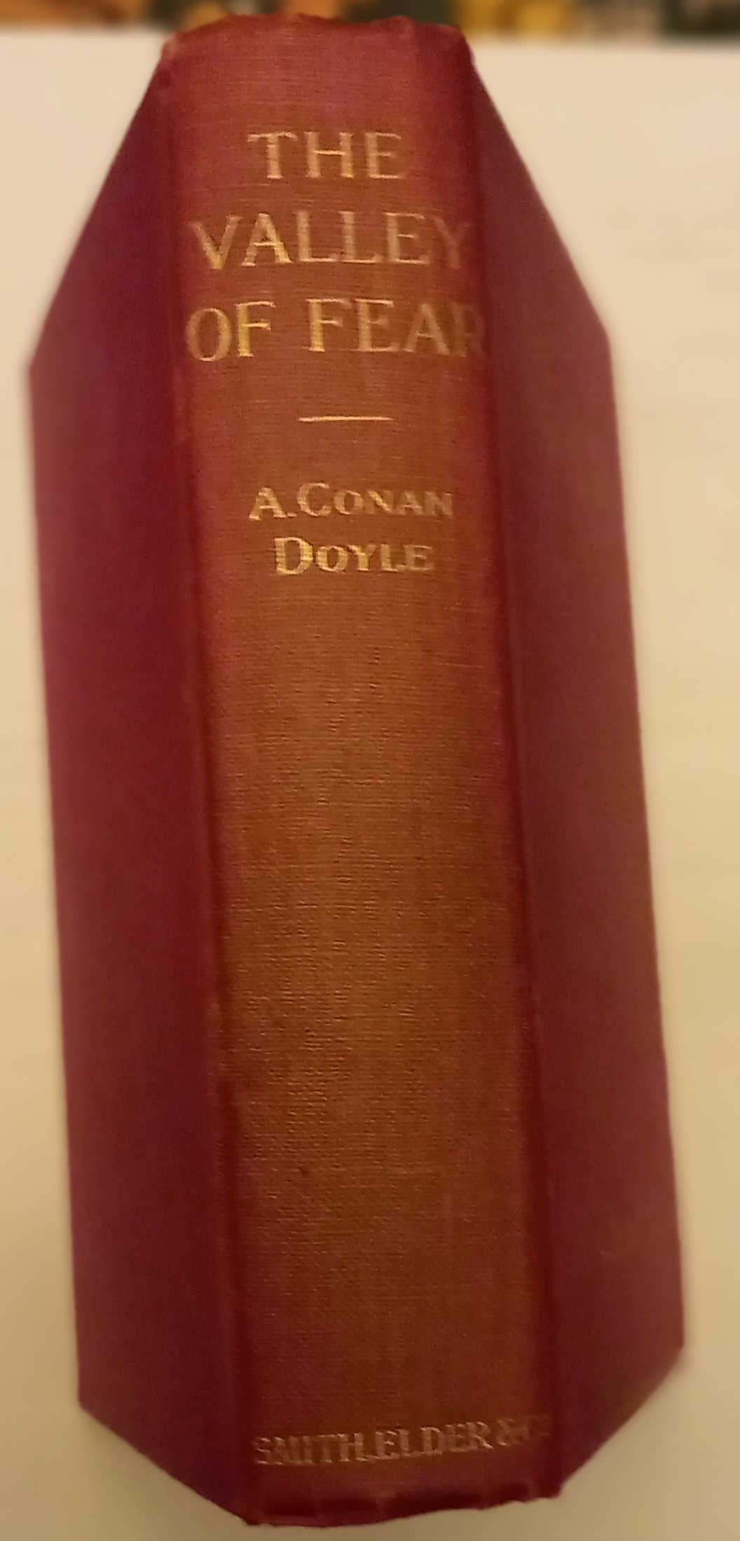 THE VALLEY OF FEAR. First English Edition. With a Frontispiece by Frank ...