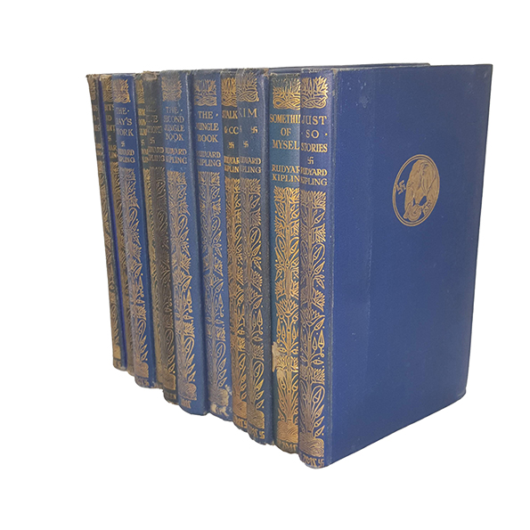Rudyard Kipling Collected Works - Macmillan, c.1920-50s1 (11 Books) by ...