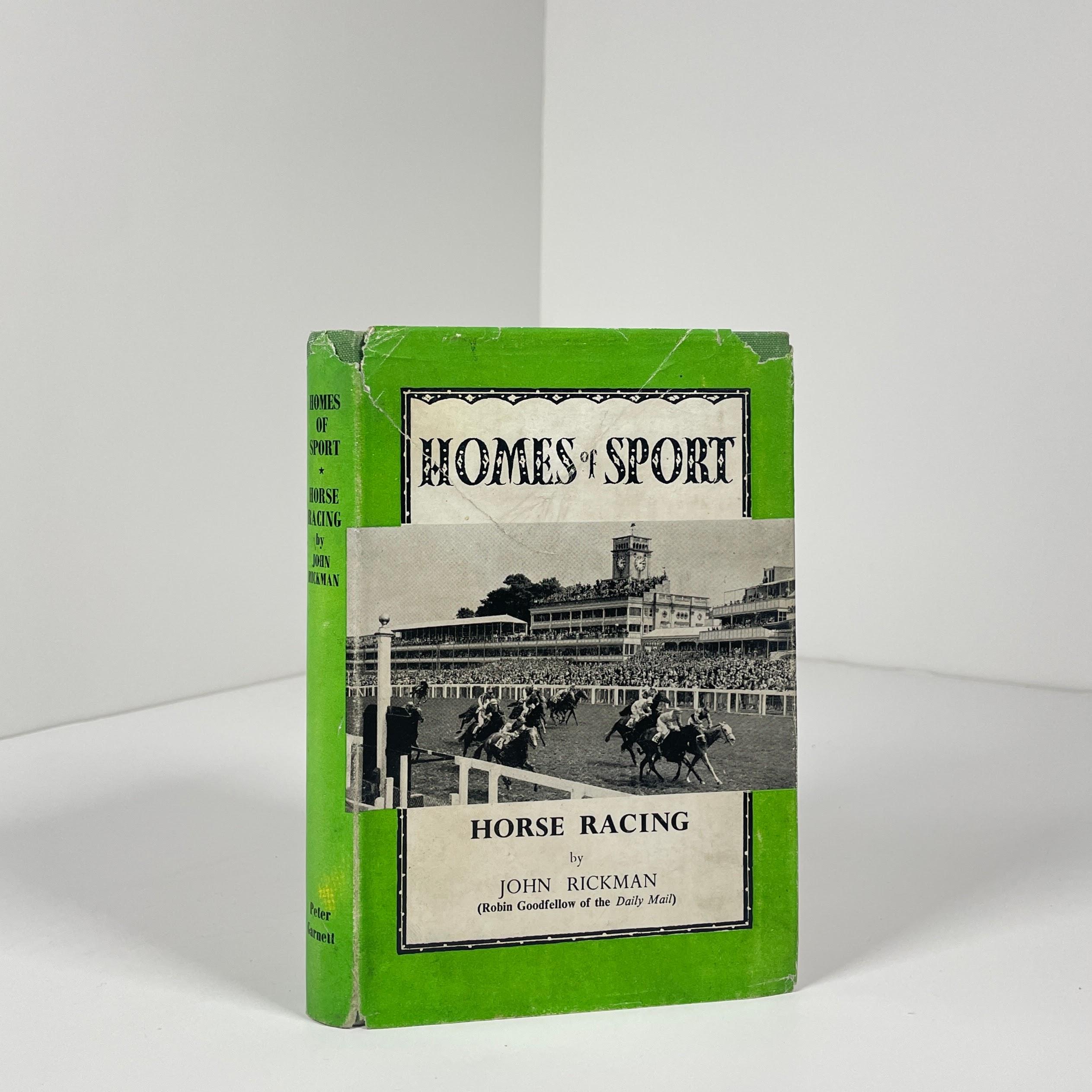 Homes Of Sport Horse Racing by Rickman, John: Very Good + Hardcover ...
