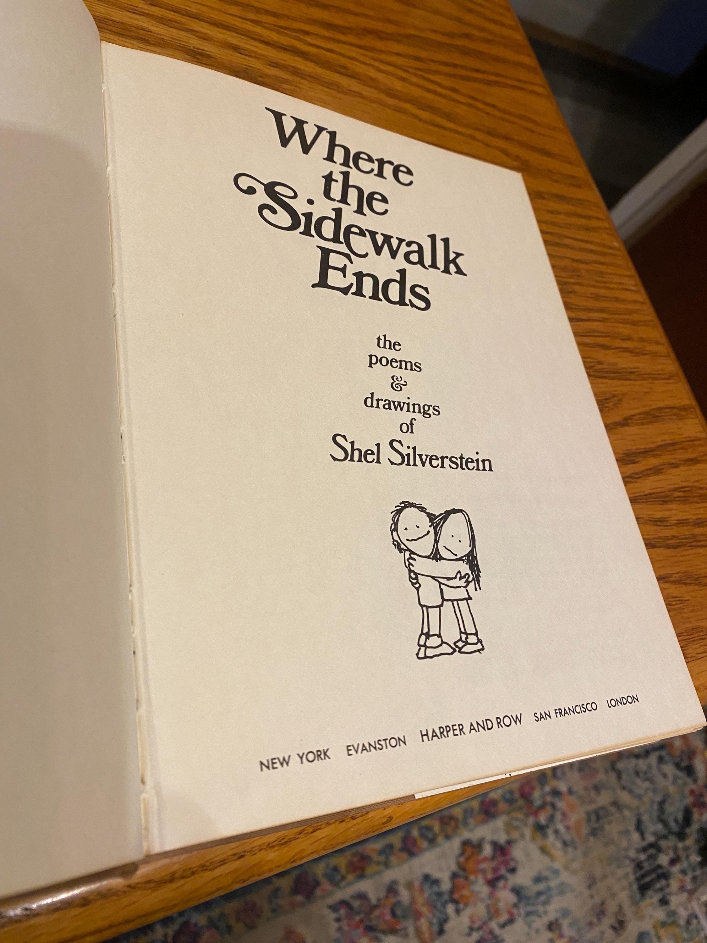 Where the Sidewalk Ends, by Shel Silverstein, FIRST Edition, later ...