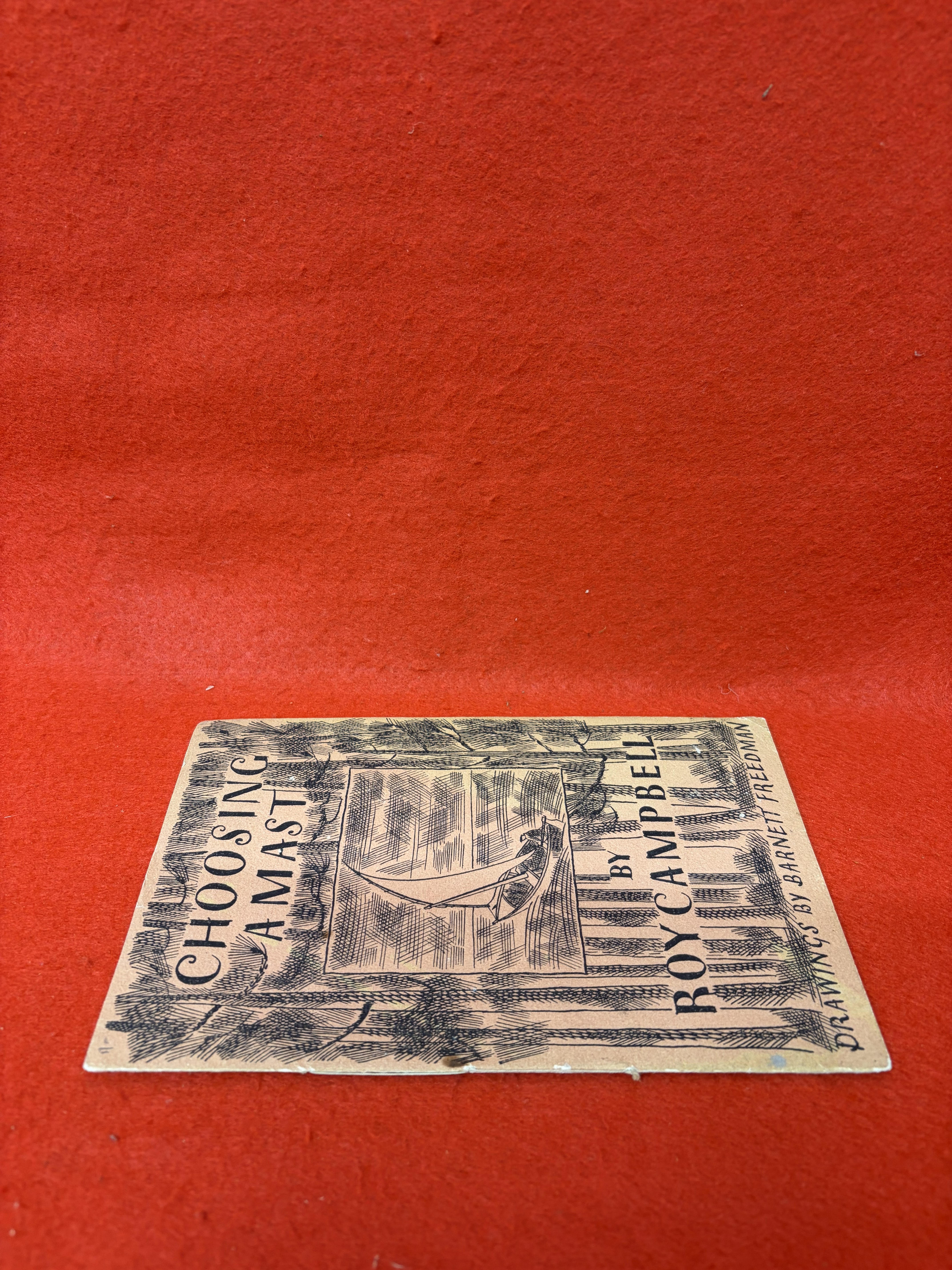 Choosing A Mast: Drawings by Barnett Freedman (The Ariel Poems 38) by ...