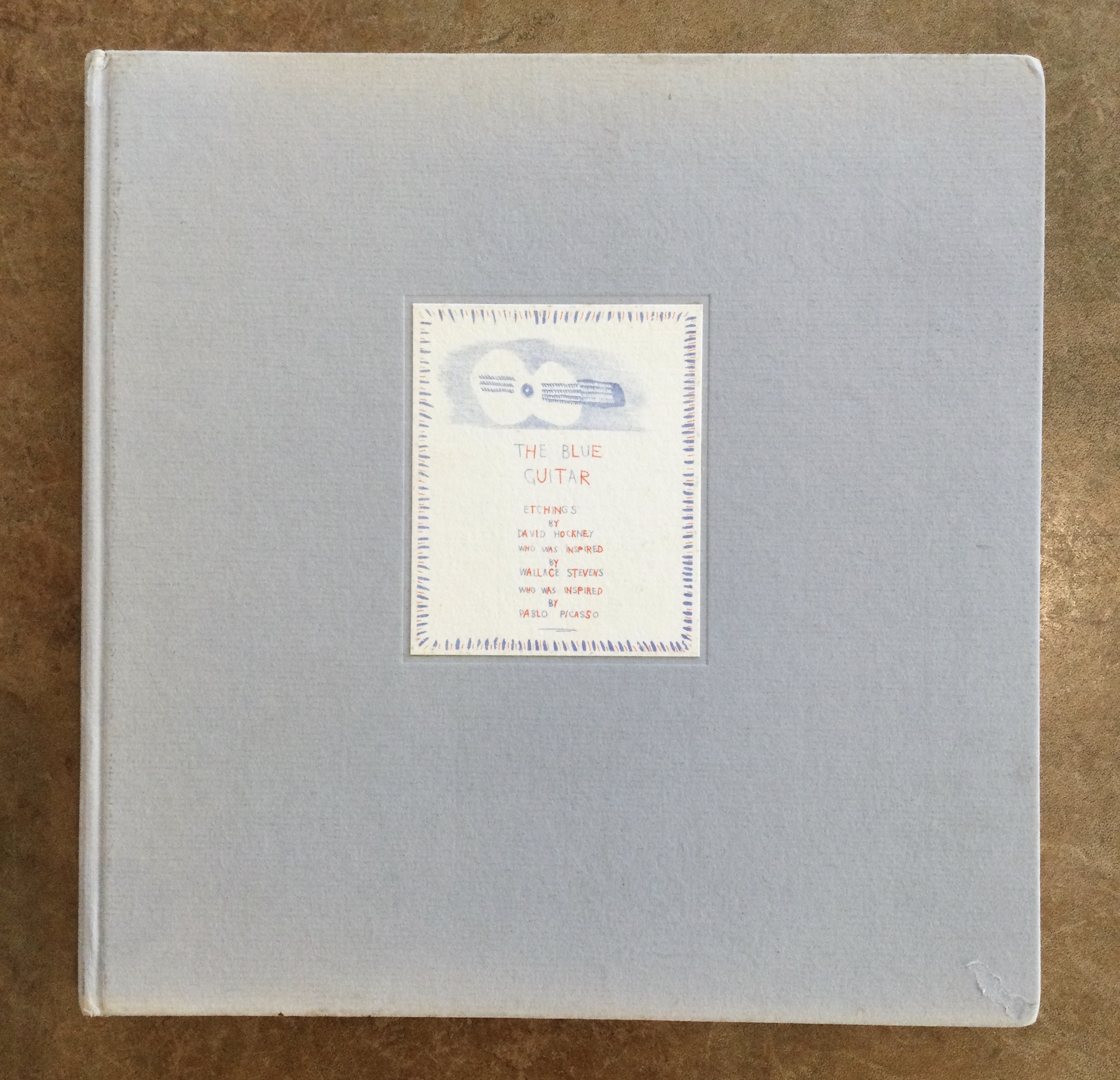 The Blue Guitar (signed by Hockney's brother) Etchings by David Hockney ...