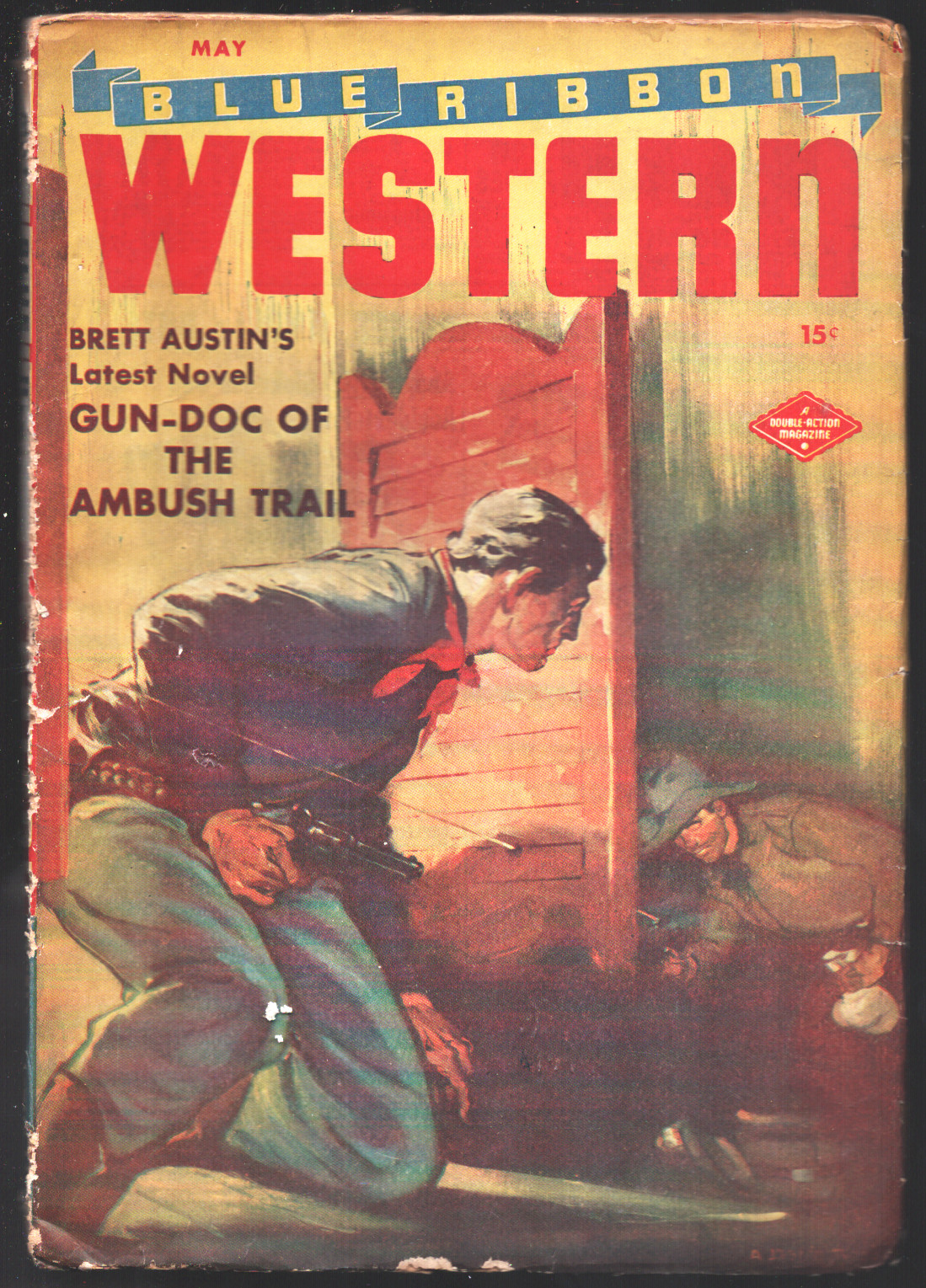 Blue Ribbon Western 5/1947-Gun-Doc Of Ambush Trail-Brett Austin ...