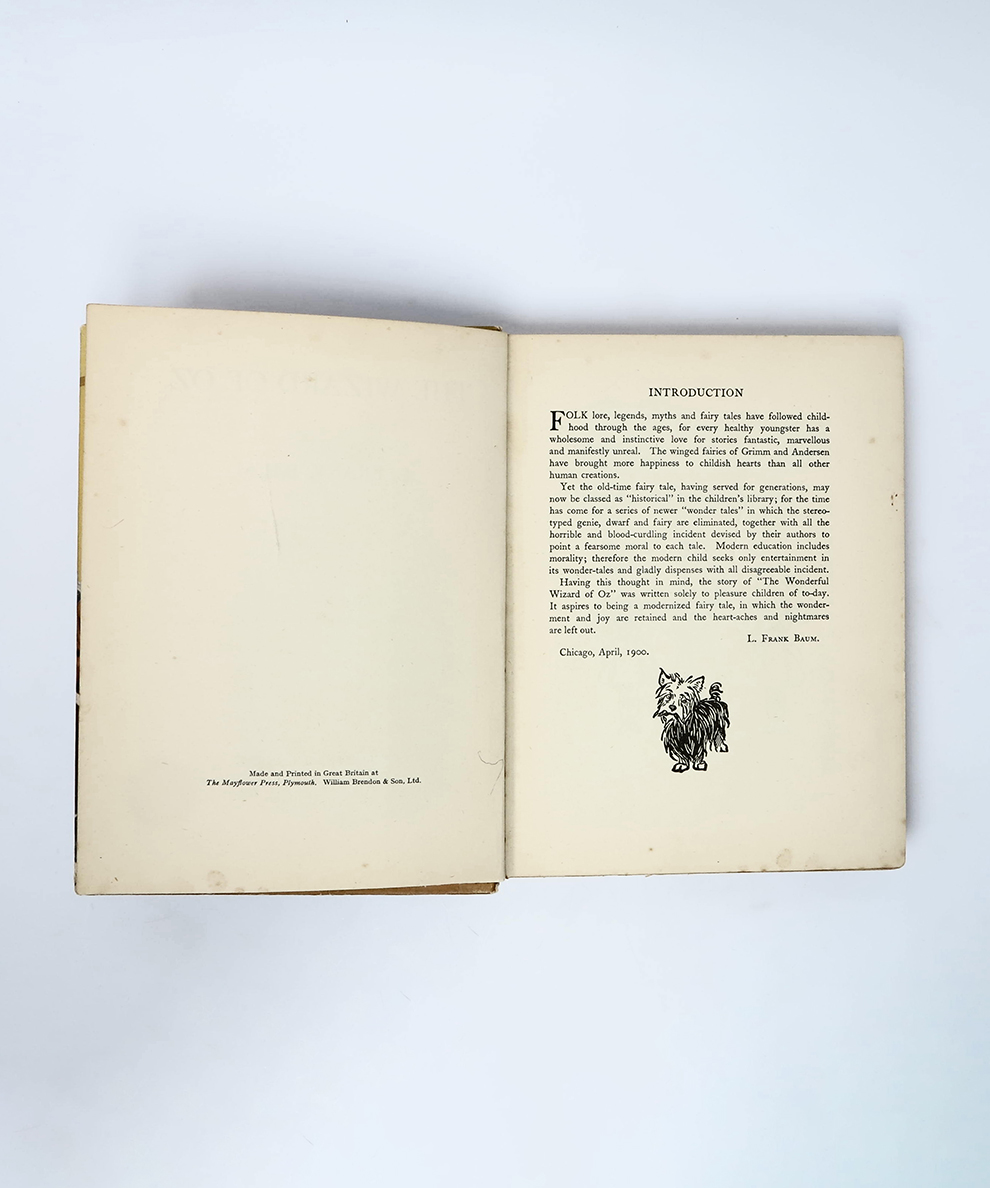 The Wizard of Oz. by Baum, L. Frank.: (1939) | Keel Row Books. ABA ...