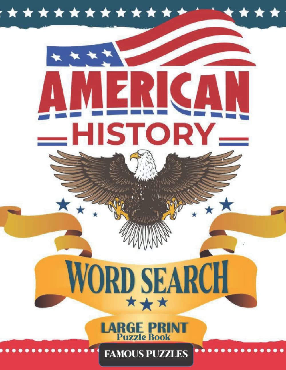 American History Word Search Puzzle Book Large Print: Perfect For ...