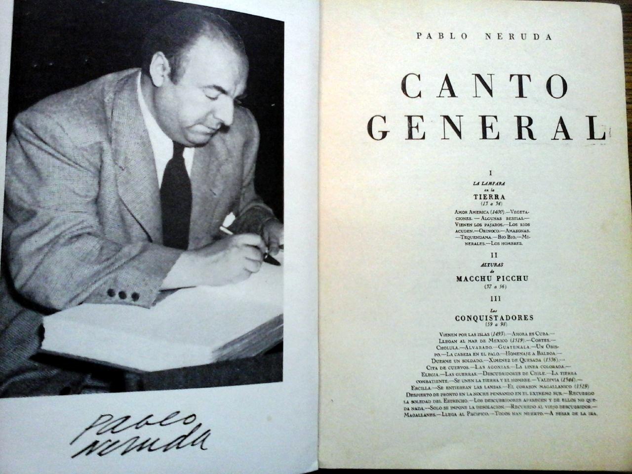 canto general von neruda - ZVAB
