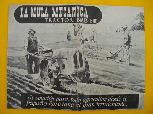 Folleto Publicitario - Advertising Brochure : LA MULA MECÁNICA ...