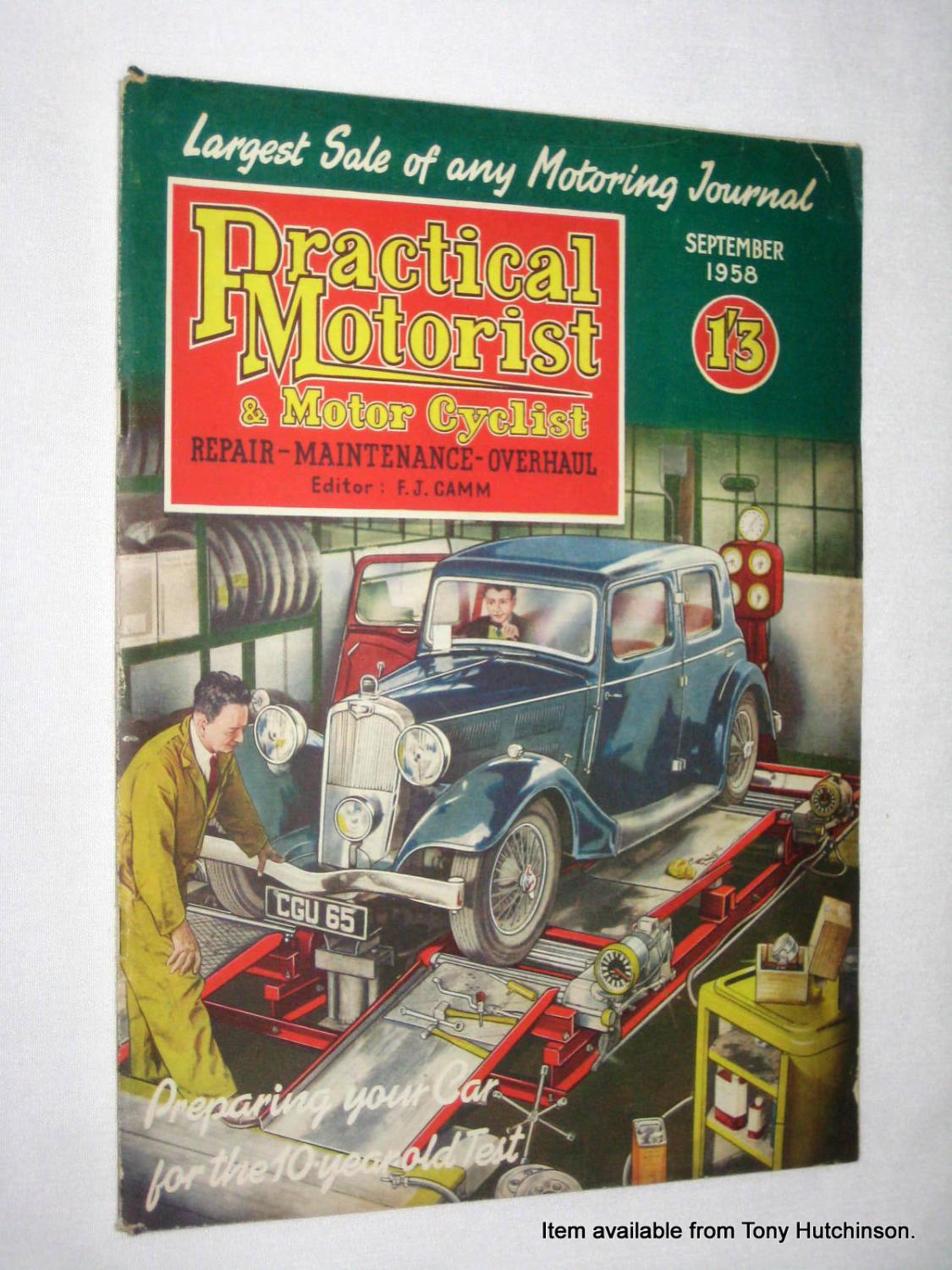 PRACTICAL MOTORIST and MOTOR CYCLIST Repair, Maintenance, Overhaul ...