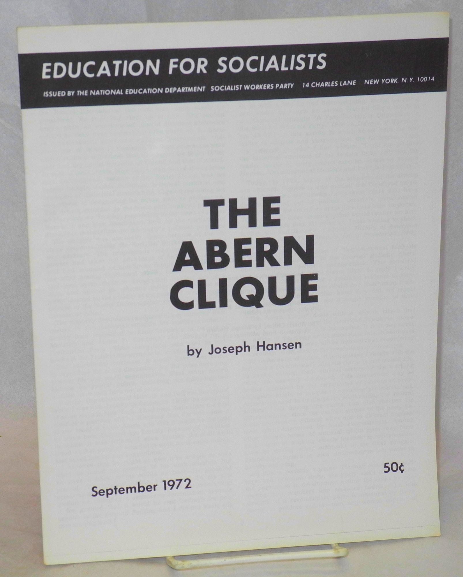 The Abern clique by Hansen, Joseph: (1972) Manuscript / Paper ...