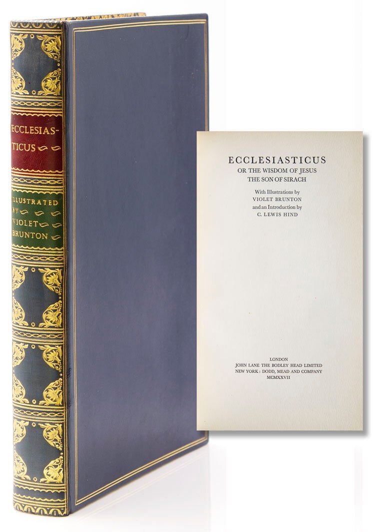 Ecclesiasticus or the Wisdom of Jesus The Son of Sirach.and an ...