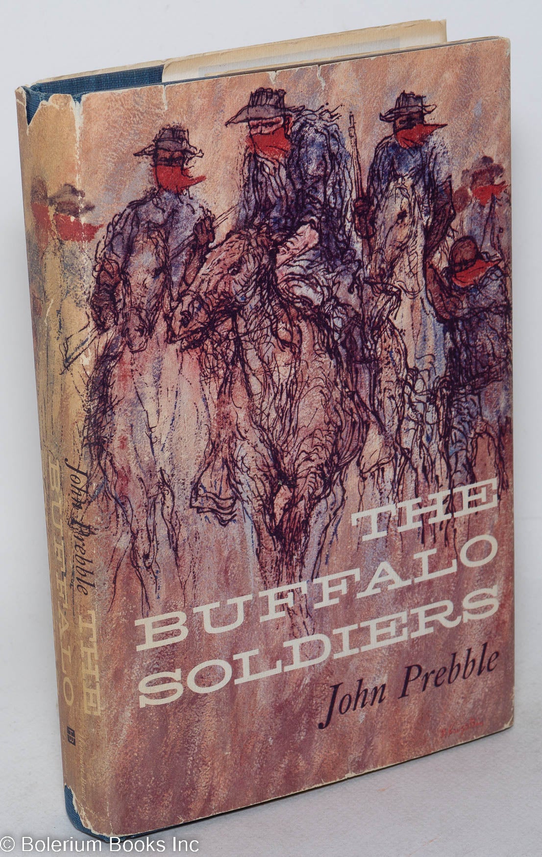 The buffalo soldiers by Prebble, John, dust jacket art by Bernard ...