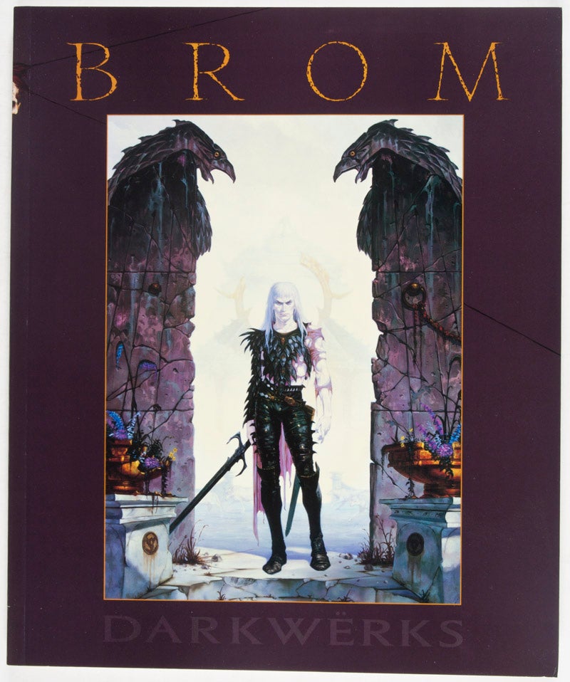 Darkwërks : The Art of Brom [SIGNED, AND WITH AN ORIGINAL DRAWING BY ...