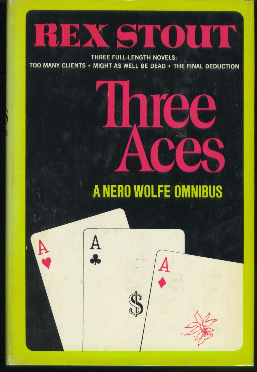 Three Aces de Stout, Rex: Near Fine Hard Back (1971) First Edition ...