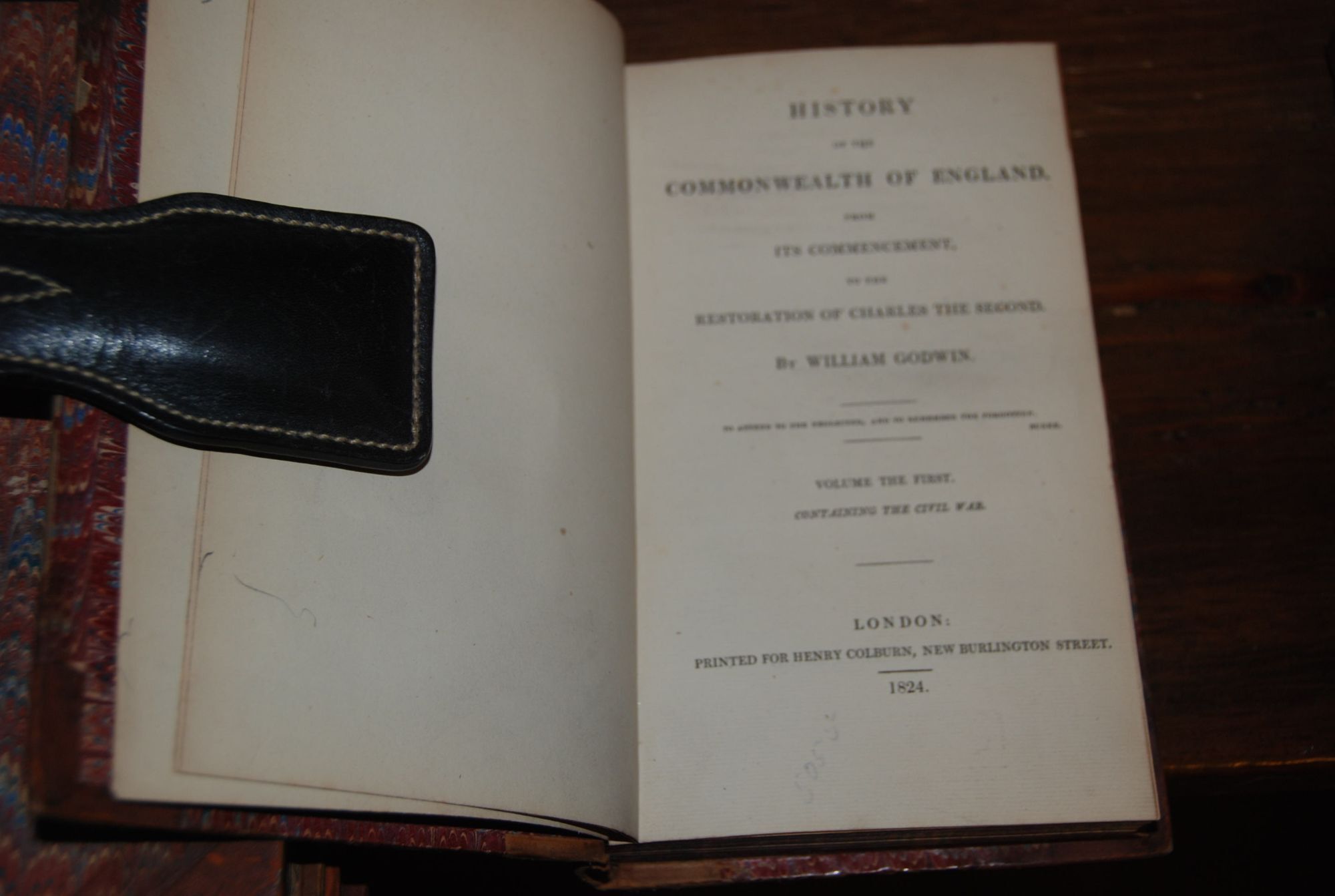 HISTORY OF THE COMMONWEALTH OF ENGLAND.; From its commencement, to the ...