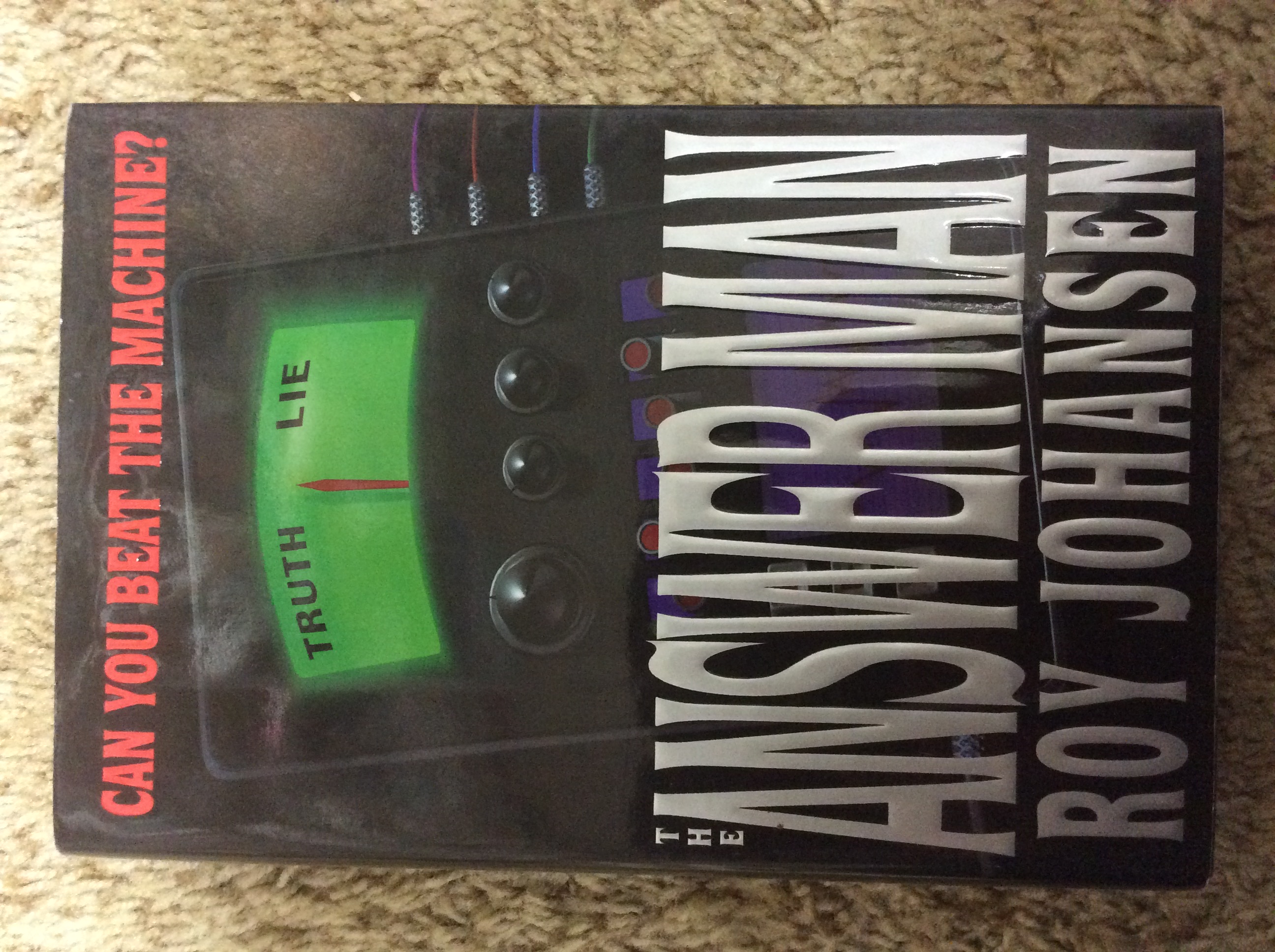 The Answer Man by Johansen, Roy: Very Good Hardcover (1999) First ...
