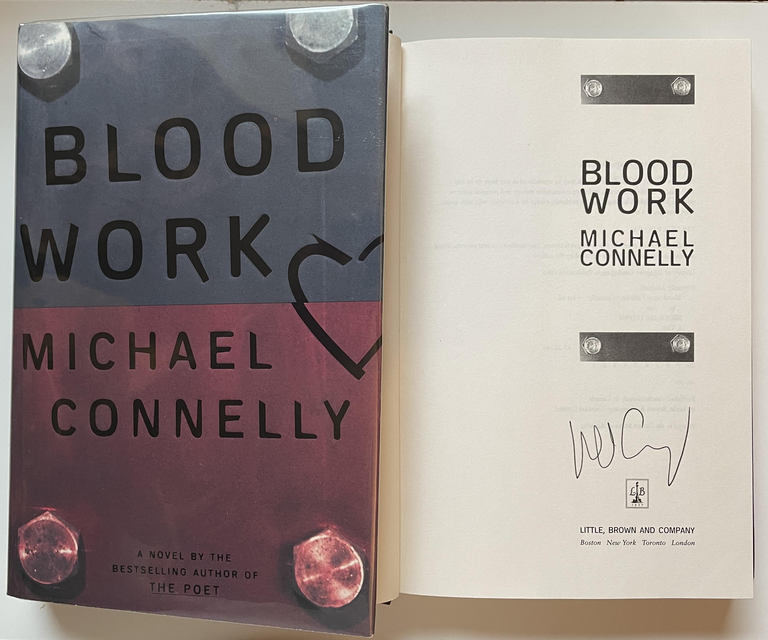 Blood Work by Connelly, Michael: Fine Hardcover (1998) First Edition ...