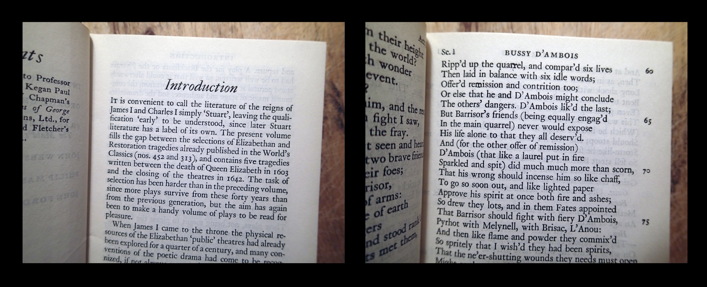 FIVE STUART TRAGEDIES : (The World's Classics Series - #526) by A. K ...