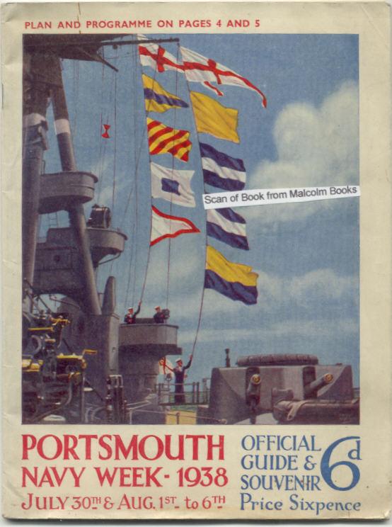 Portsmouth Navy Week July 30th to Aug. 1st. 1938. Official Guide ...
