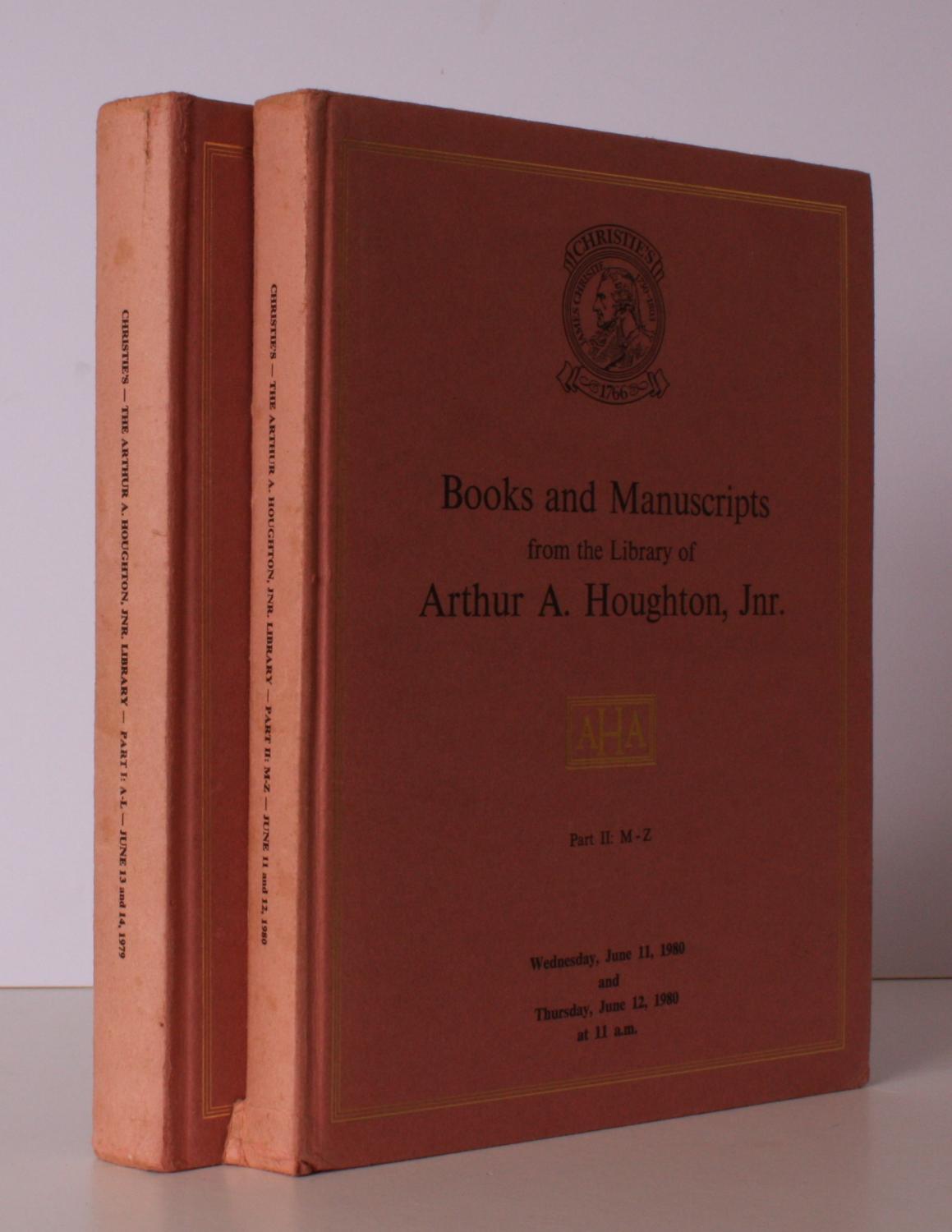 [Sale Catalogue of] Books and Manuscripts from the Library of Arthur A ...