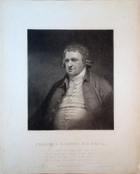 Stipple-engraved portrait by J. Heath after J. Rawlinson by Darwin ...