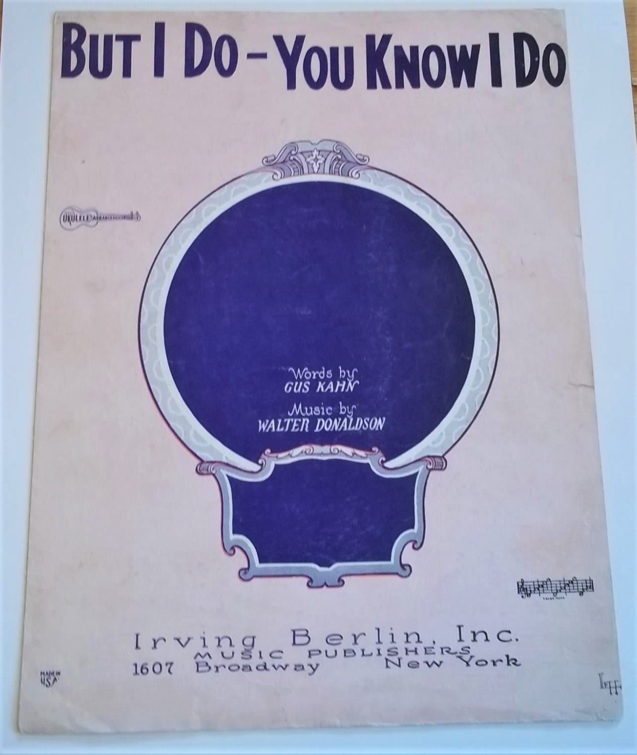 But I Do - You Know I Do (Sheet Music) by Walter Donaldson (Music) and ...