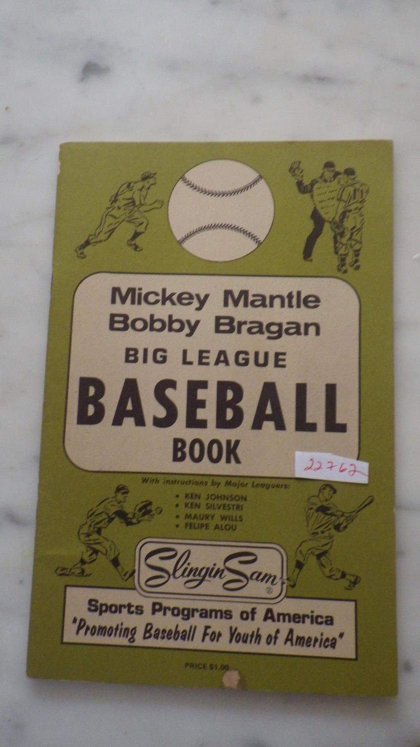 Big League Baseball Book ( Baseball Tips ) with Instructions By Major ...