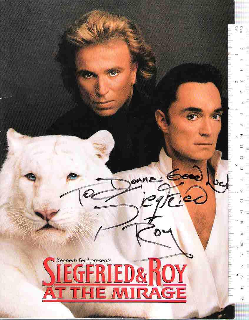 Siegfried And Roy The Mirage Seating Chart