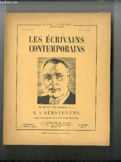 Les écrivains contemporains n° 7 - A. T'Serstevens par Romain Roussel ...