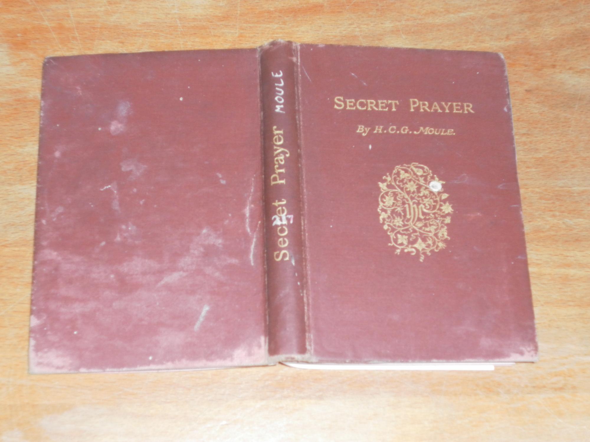Secret Prayer by Moule, H.C.G: Good Decorative Gilt Cloth (1890 ...