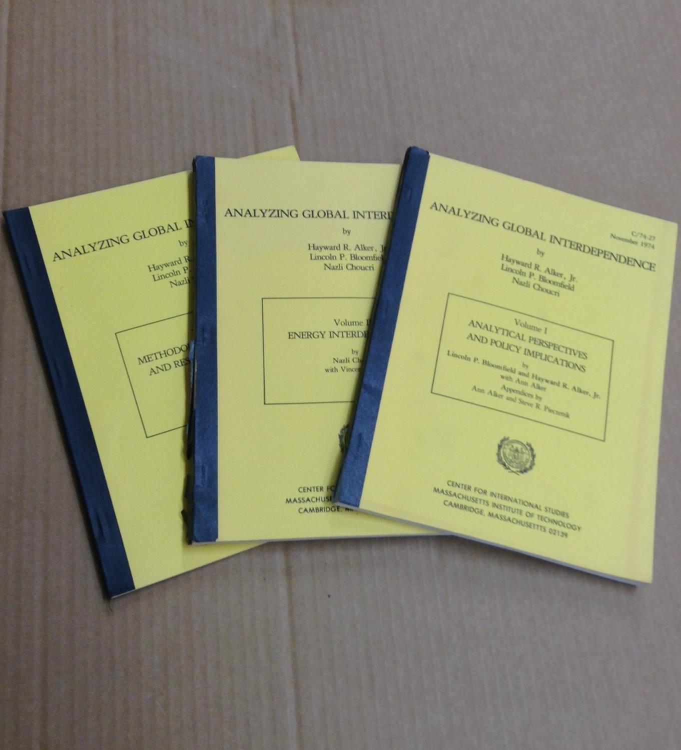 Analyzing Global Interdependence - Volumes I-III by Alker, Hayward R ...