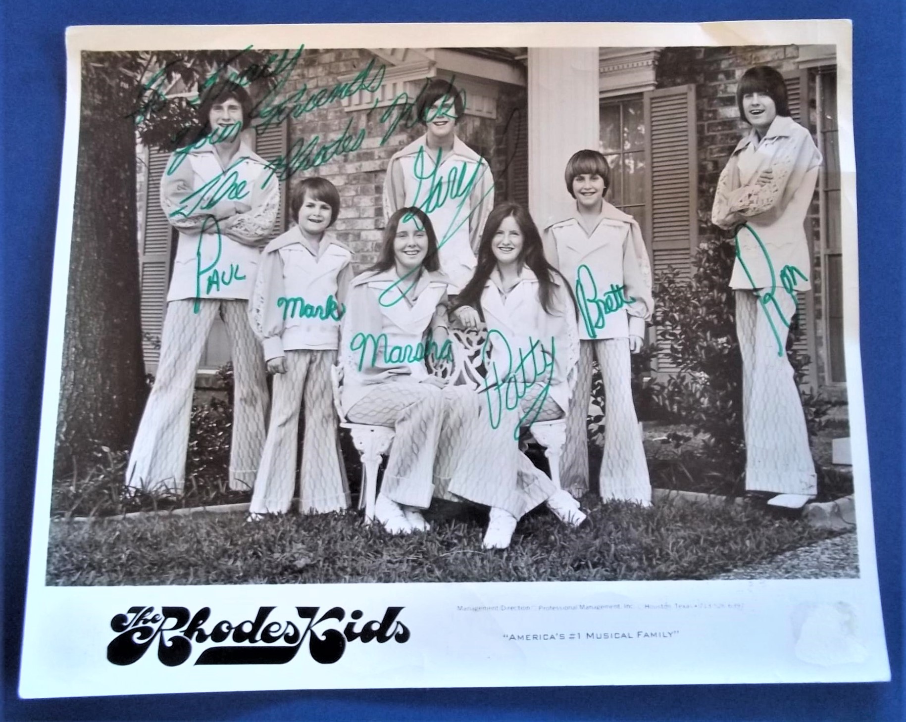 The Rhodes Kids "America's #1 Musical Family" (Circa 1975) Original ...