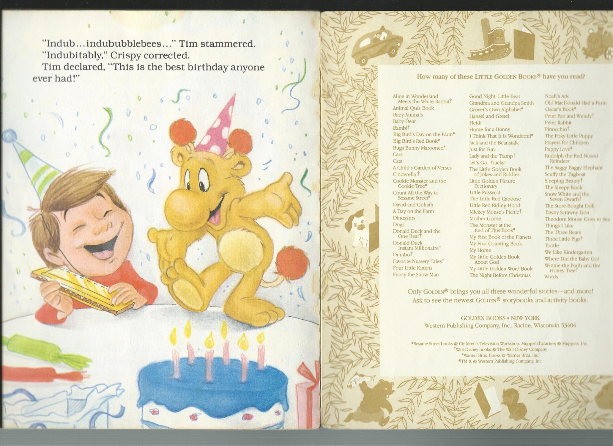 CRISPY IN THE BIRTHDAY BAND de Korman, Justine / illust.by Dean Yeagle ...