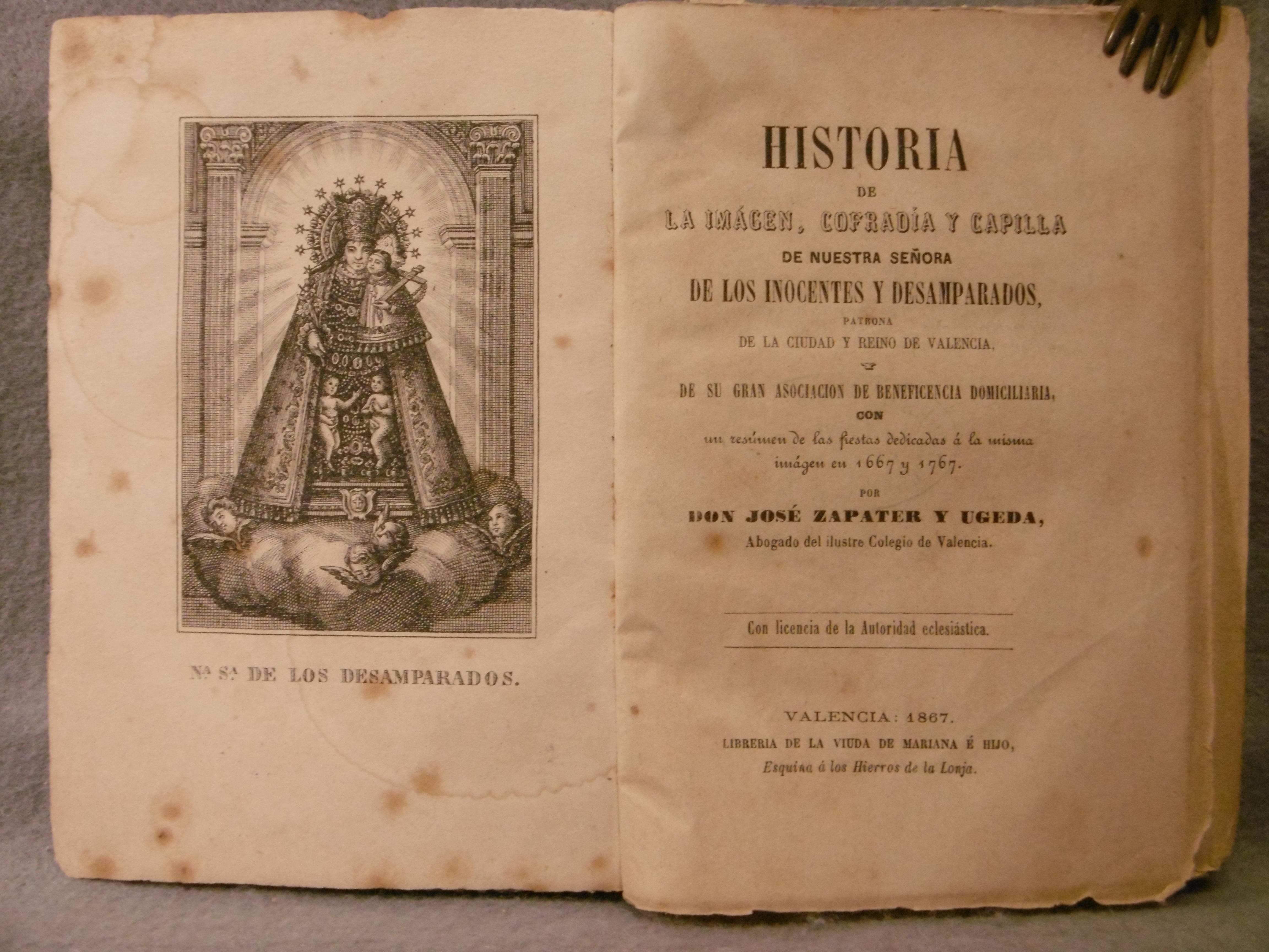 HISTORIA DE LA IMAGEN, COFRADIA Y CAPILLA DE NUESTRA SEÑORA DE LOS ...