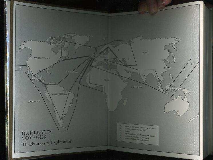 HAKLUYT'S VOYAGES by Richard David (ed.): Fine Hardcover (1981) First ...