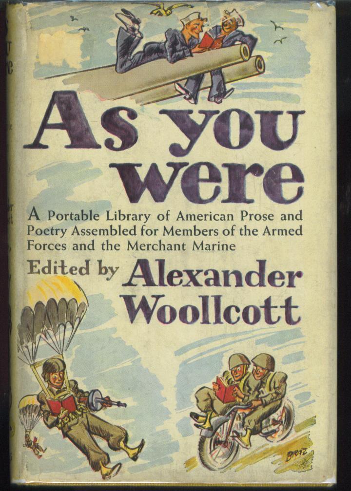 As You Were by Woollcott, Alexander: Very Good Hardcover (1943) First ...