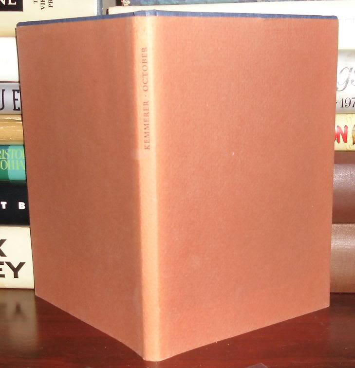 OCTOBER by Kemmerer, John: Hardcover (1981) First Edition; First ...