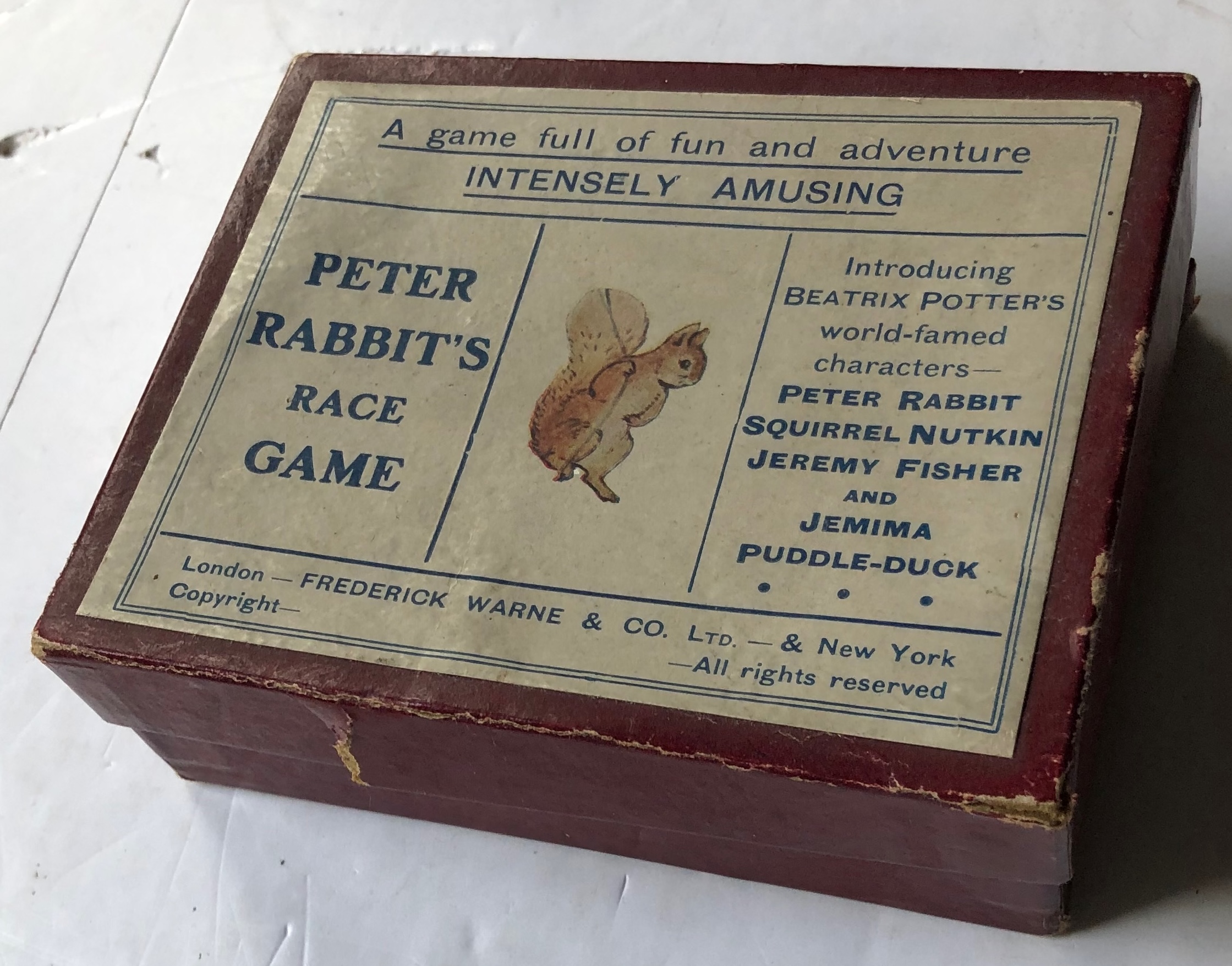 Peter Rabbit's Race Game A New And Exciting Board Game Introducing ...